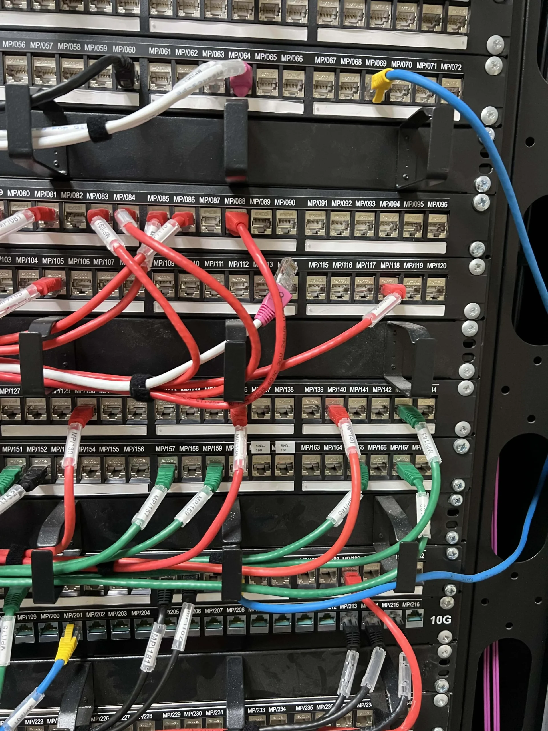 Darrick Wood School Main Hall CAT6 Network Cabling - HQ Cabling Services Ltd